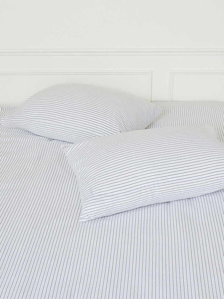 데이 스트라이프 베개커버 - 1P (50X70) | ETERNAL JOURNEY