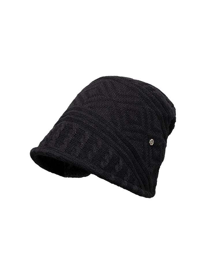 Bonnet Line Hat - Tricot Black | ETERNAL JOURNEY