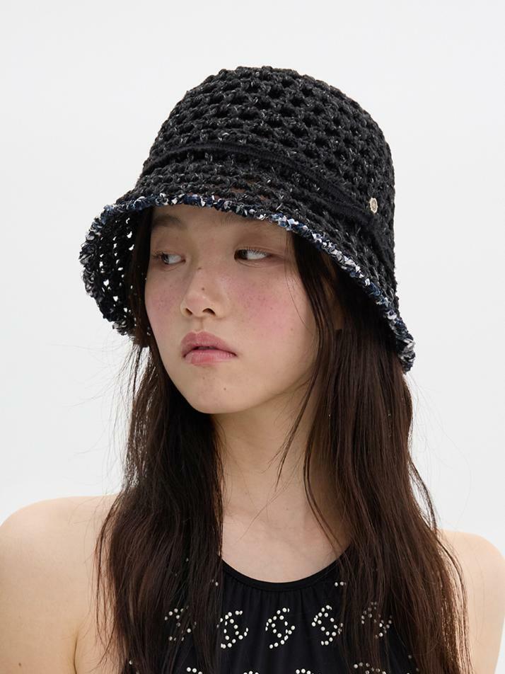 Coco Summer Bell Hat - Charcoal | ETERNAL JOURNEY