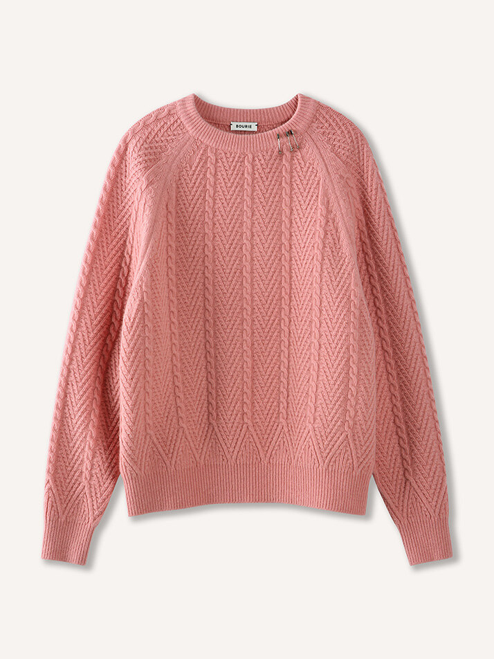 Texture Pullover_Pink | ETERNAL JOURNEY
