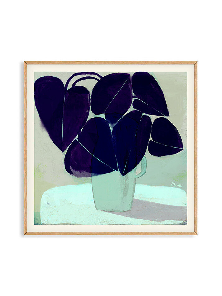 Marco - Inky Leaves 50 x 50 | ETERNAL JOURNEY