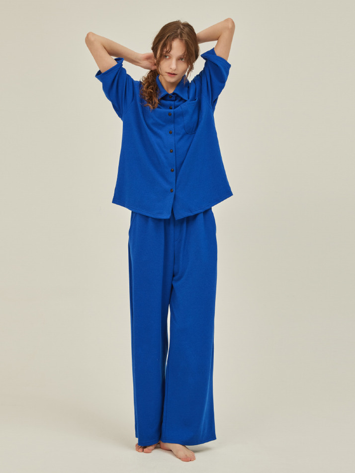 FIRST PAJAMA SET_blue (women) | ETERNAL JOURNEY