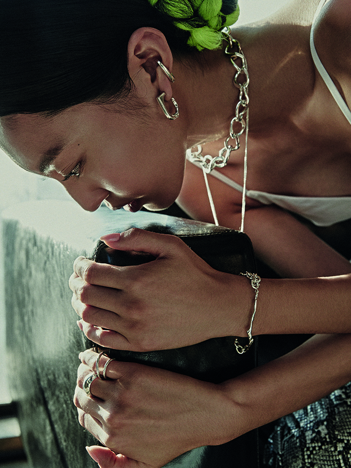 #138 Silver Steam Flower Bracelet | ETERNAL JOURNEY