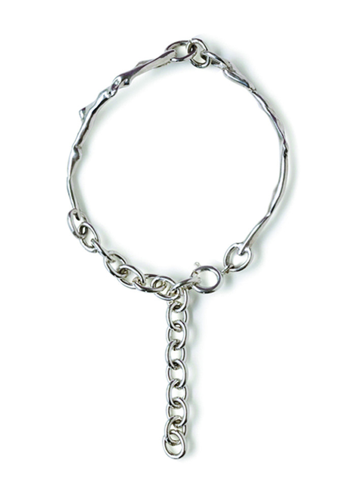 #138 Silver Steam Flower Bracelet | ETERNAL JOURNEY