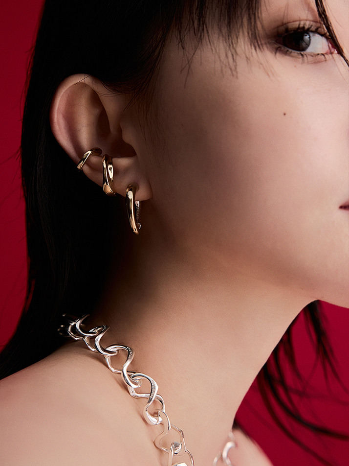 #198 Gold Wave earcuff | ETERNAL JOURNEY