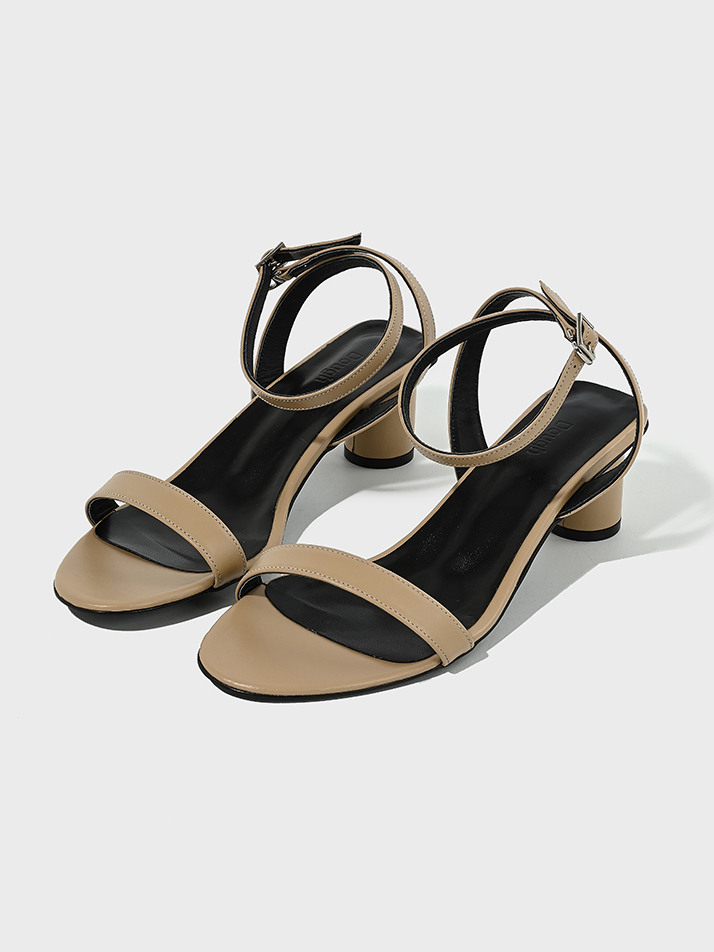 Single Strap Sandals_Beige | ETERNAL JOURNEY