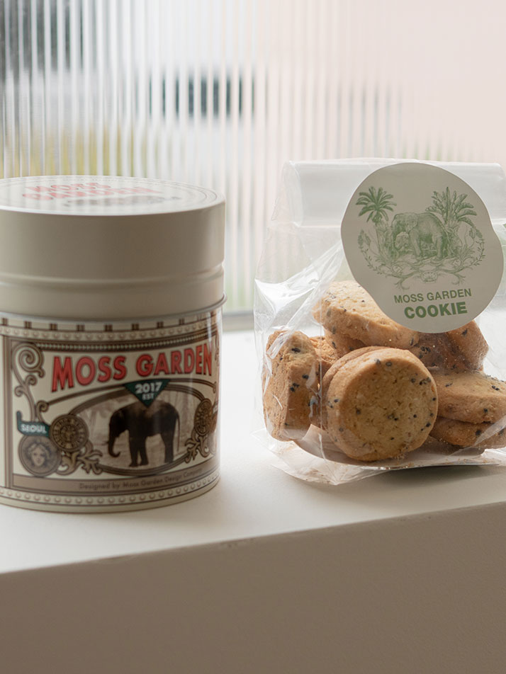 빠삐용빵 모스가든 틴 쿠키 세트 (120gx2) | ETERNAL JOURNEY