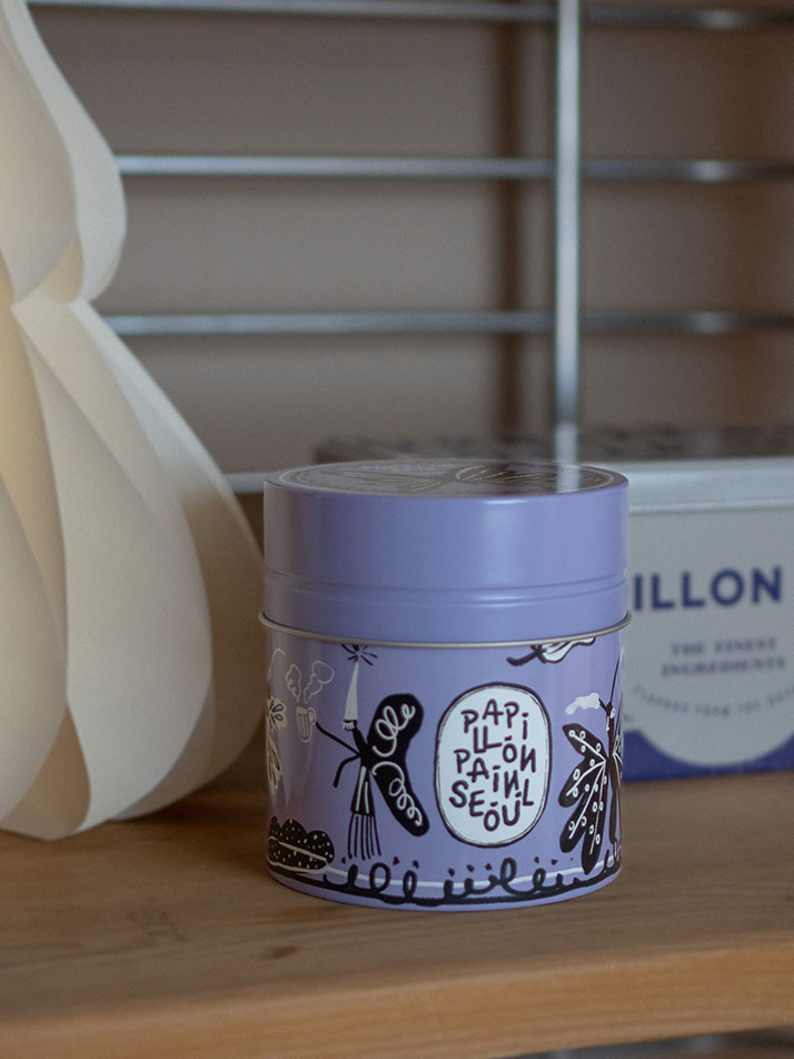 빠삐용빵 모스가든 틴 쿠키 세트 (120gx2) | ETERNAL JOURNEY