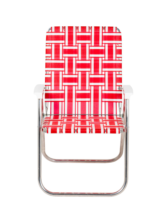 [Lawn Chair USA] 론체어 클래식 Red & White DUW2626 | ETERNAL JOURNEY