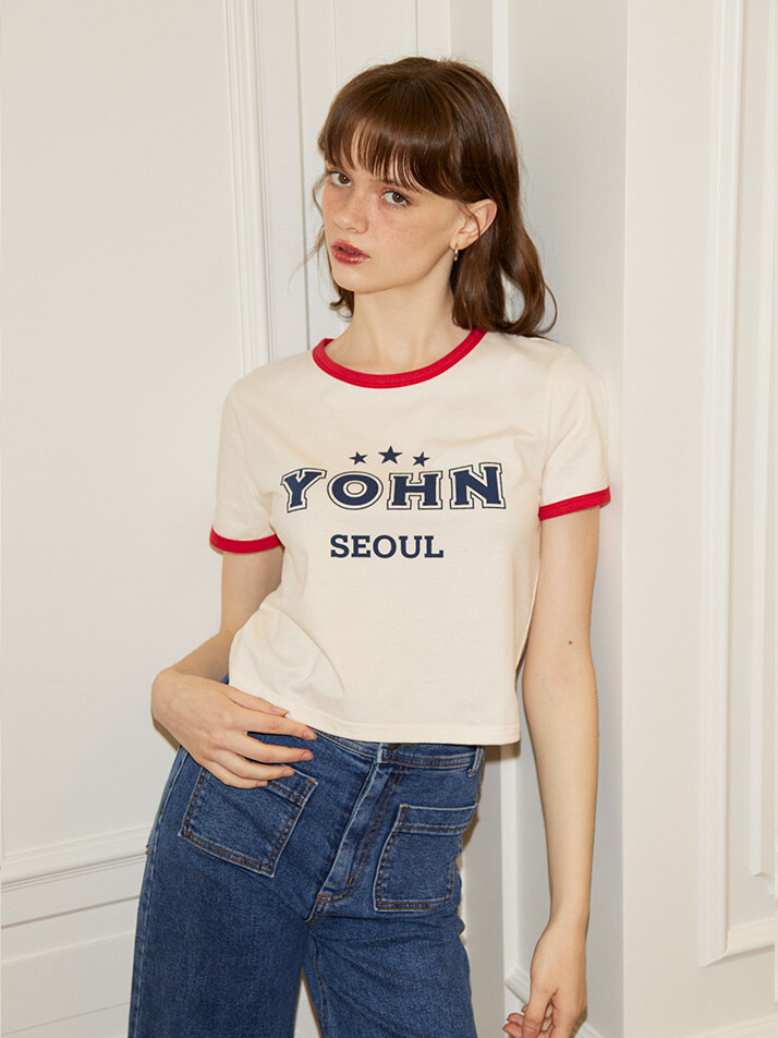 Retro Crop T_ Red | ETERNAL JOURNEY