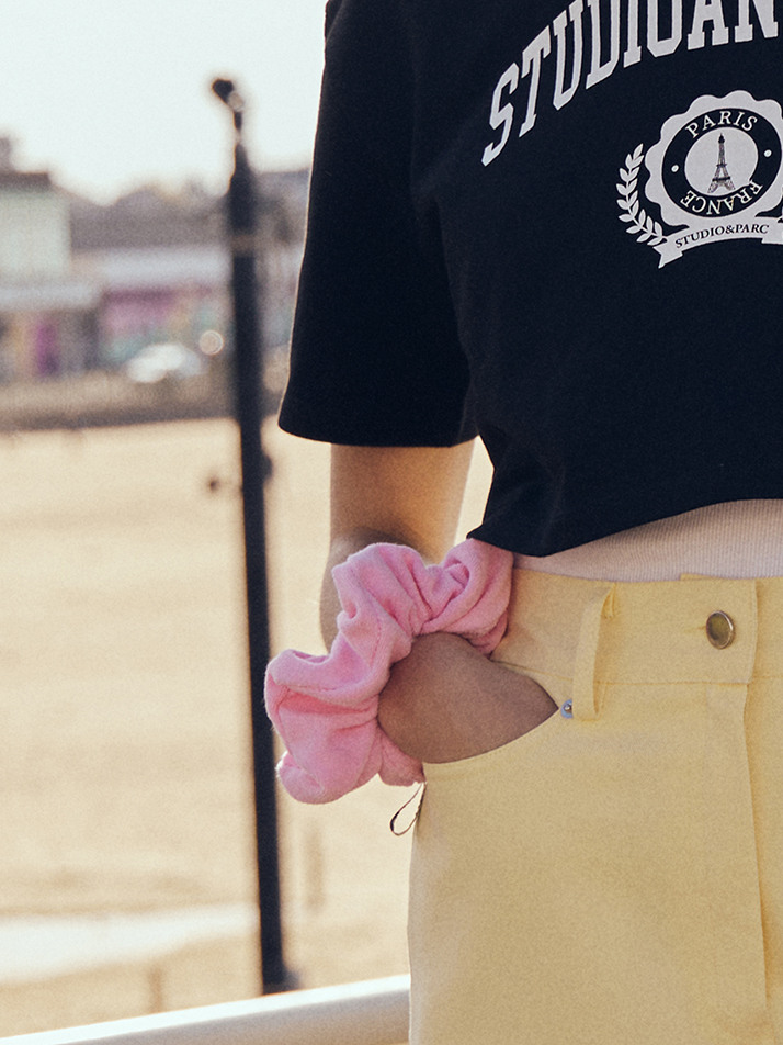 (WOMEN) Terry Scrunchie_Pink | ETERNAL JOURNEY