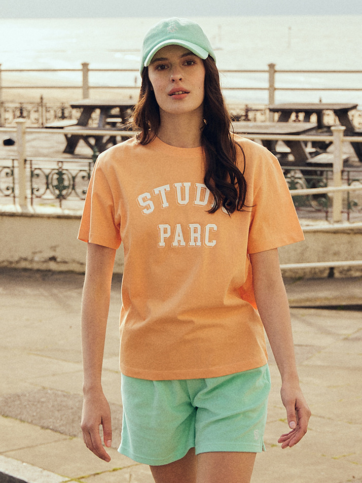 (UNI) Studio Parc T-Shirt_Orange | ETERNAL JOURNEY