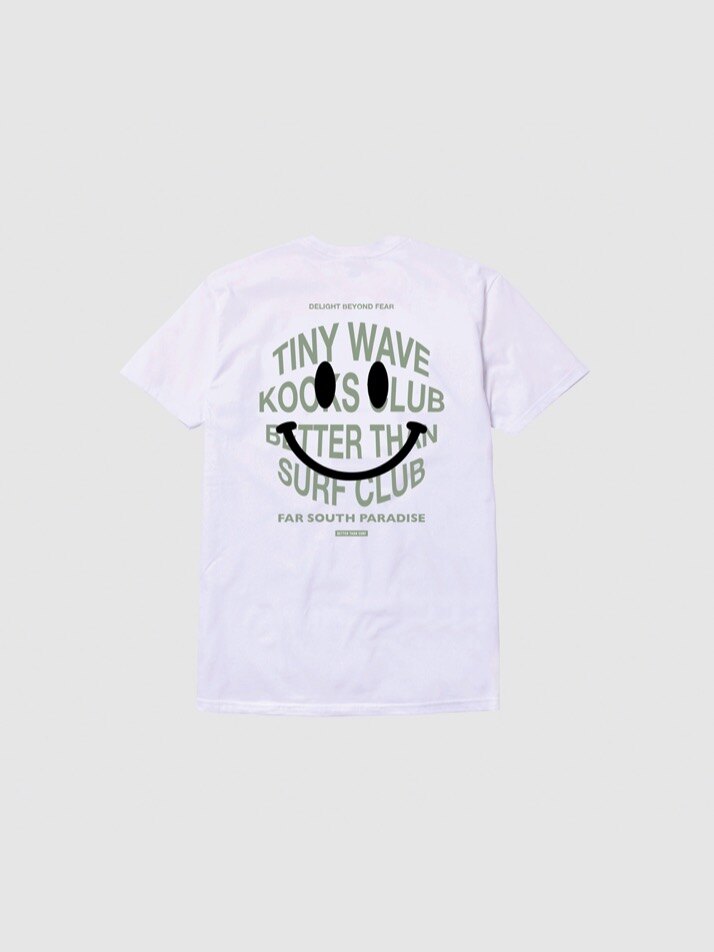 SMILE KOOKS CLUB TEE - OLIVE GREY 스마일 쿡스 클럽 스마일 티 - 올리브 그레이 | ETERNAL ...