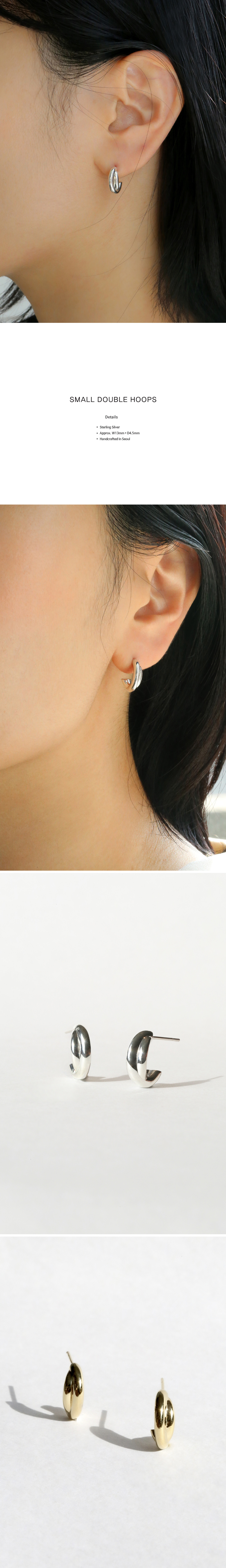 SMALL DOUBLE HOOPS | ETERNAL JOURNEY