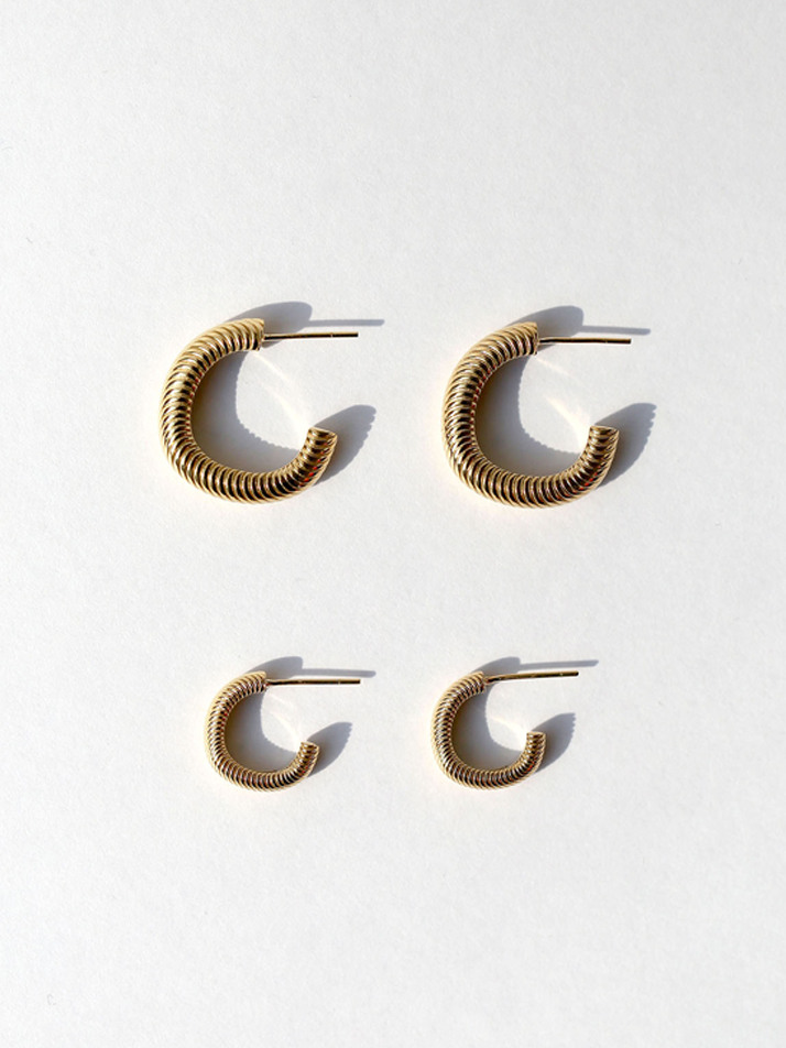 SMALL RIPPLE HOOPS | ETERNAL JOURNEY