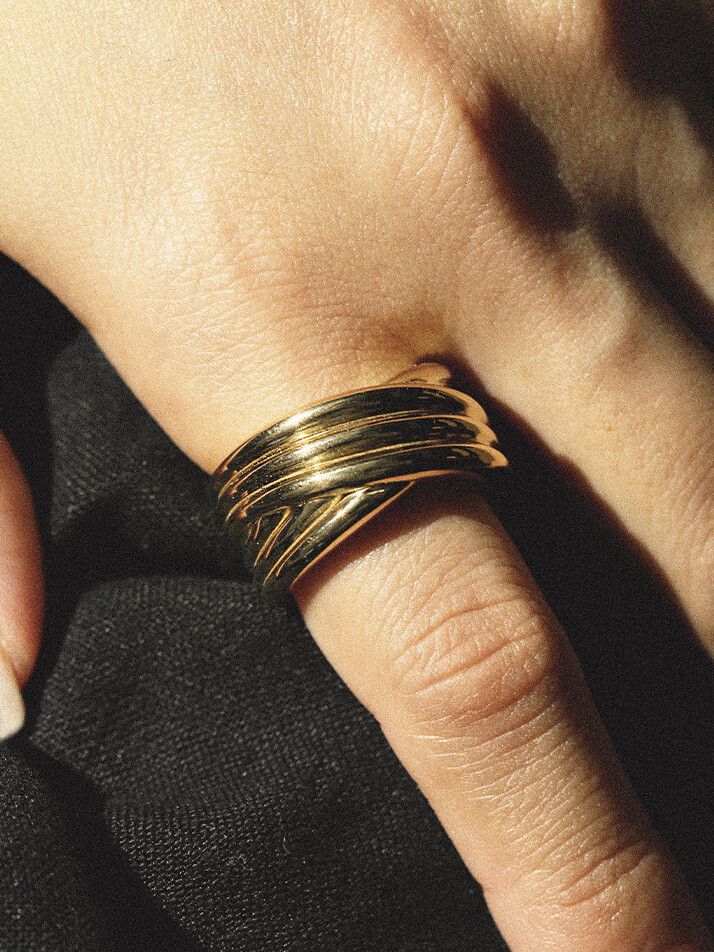 TANGLE RING-MEDIUM | ETERNAL JOURNEY