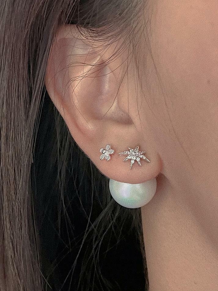Starlight Two-way Pearl Earring | ETERNAL JOURNEY