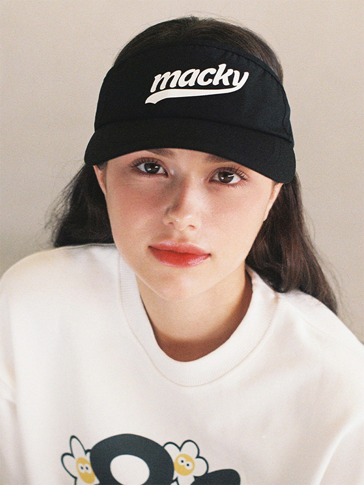 Flua sun visor black | ETERNAL JOURNEY