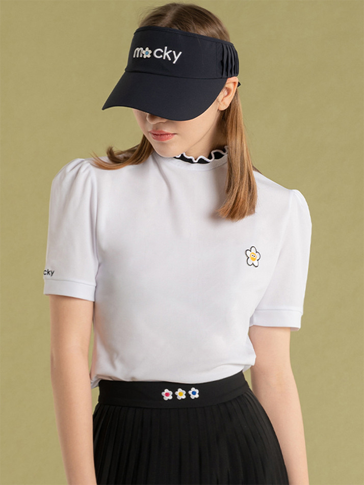 daisy puff T-shirt white | ETERNAL JOURNEY