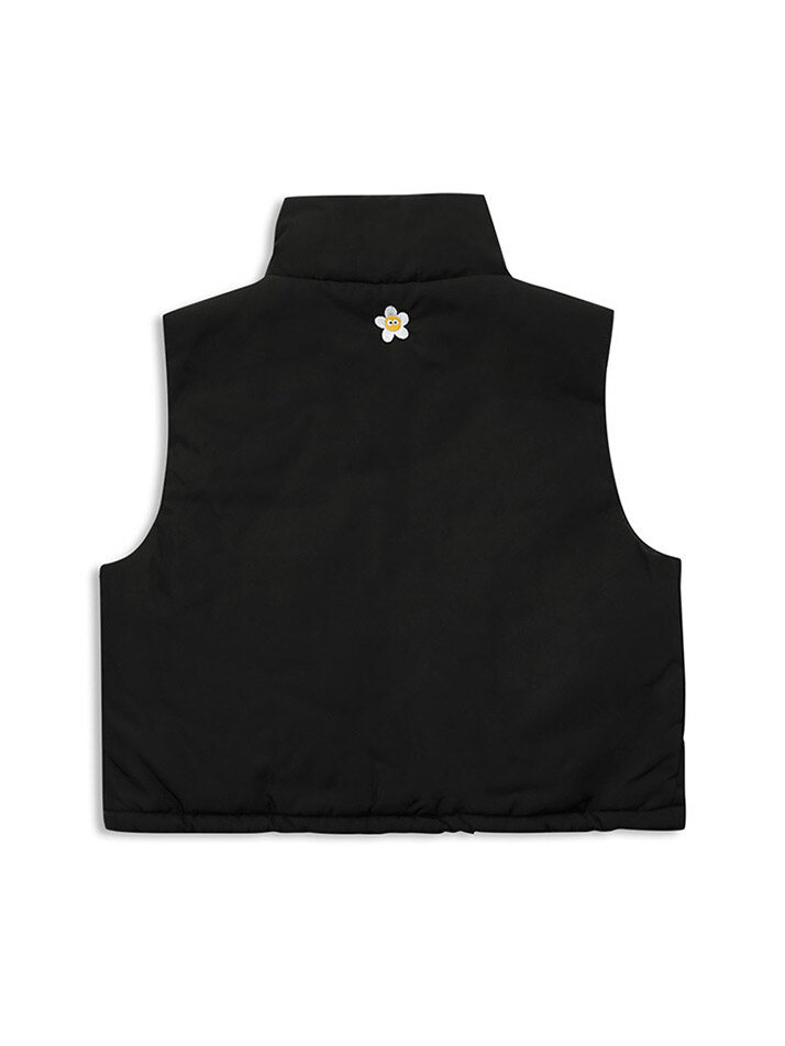 string padded vest black | ETERNAL JOURNEY