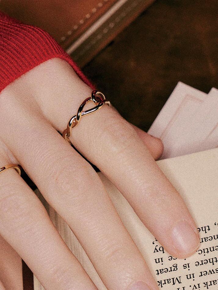 Twisted Layered Ring (SET) | ETERNAL JOURNEY