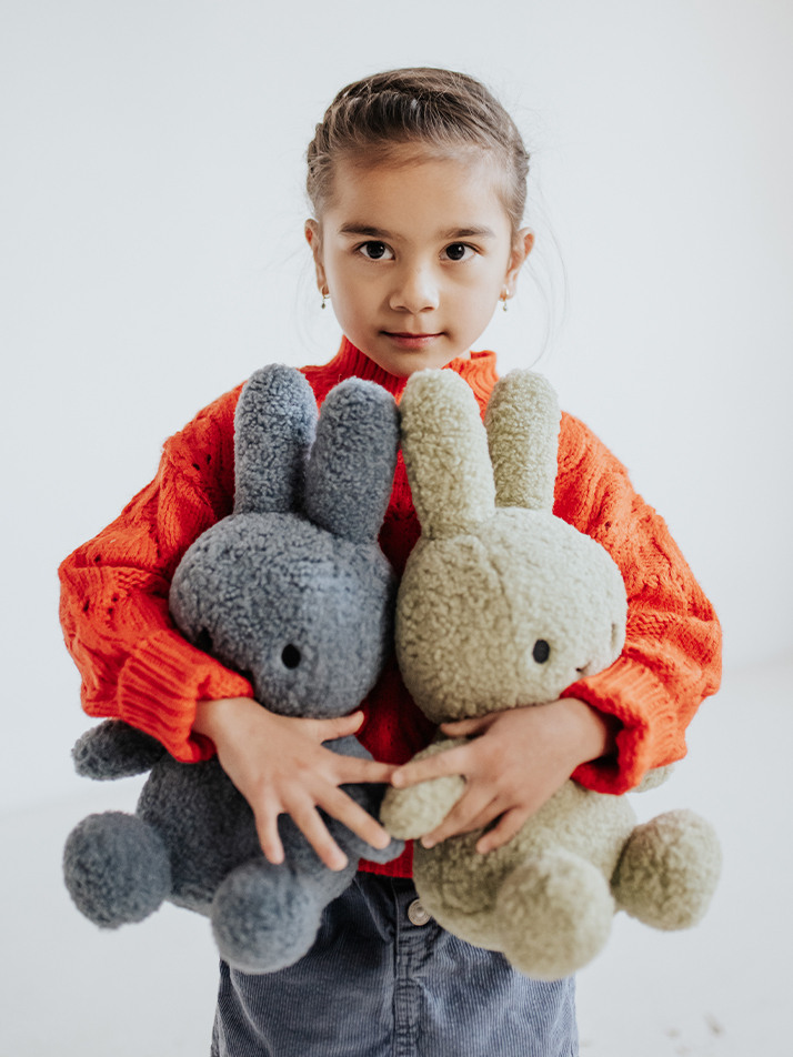 Miffy Sitting Teddy Blue - 33cm | ETERNAL JOURNEY