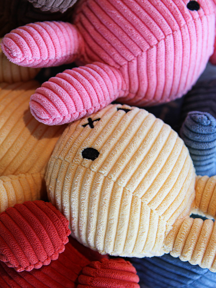 Miffy Sitting Corduroy Kobalt Blue - 23cm | ETERNAL JOURNEY