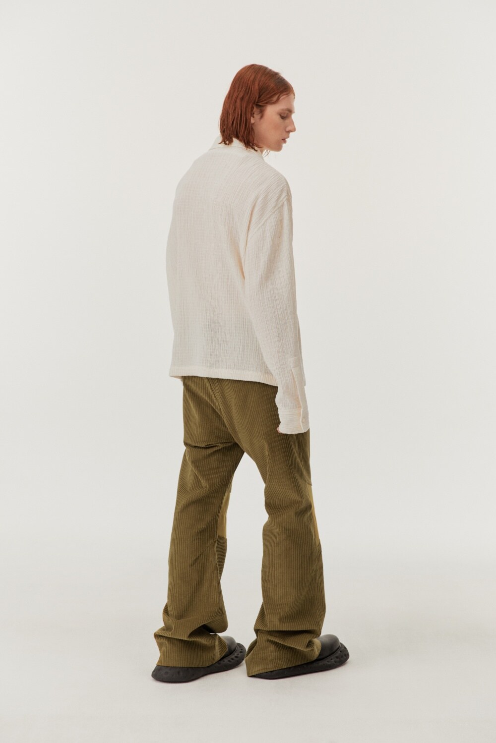 Prophet Corduroy Flared Pants Brown | ETERNAL JOURNEY