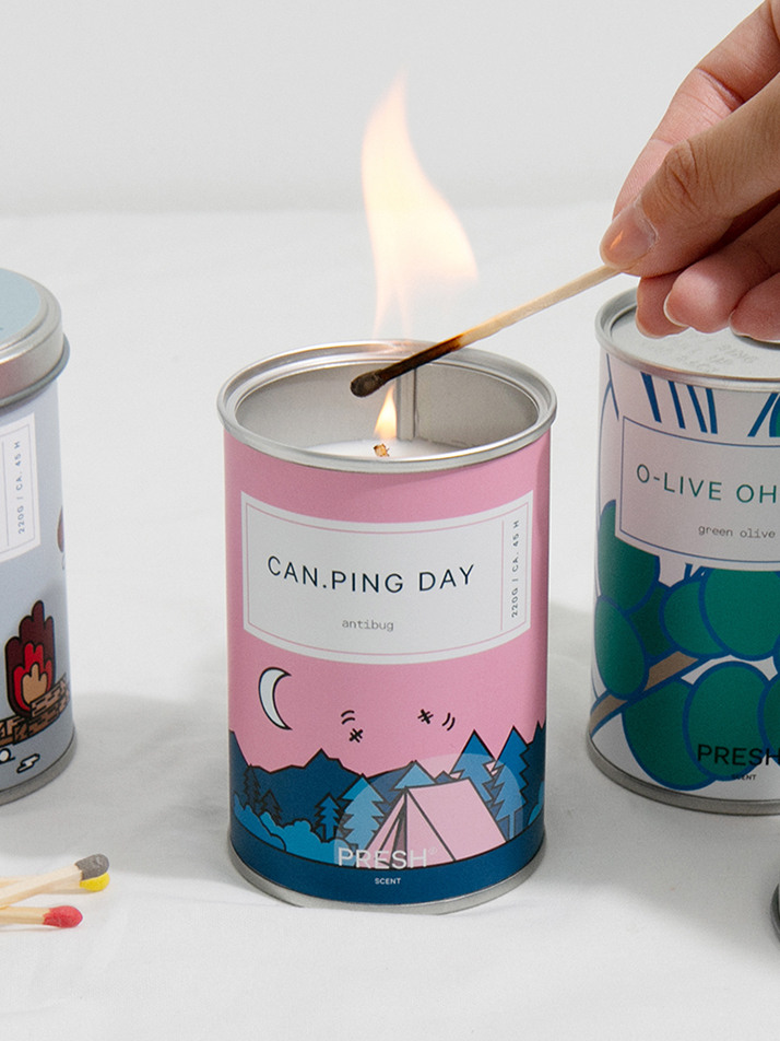 PRESH 프레쉬 캔들 MEDIUM 220g (18종 택1) | ETERNAL JOURNEY