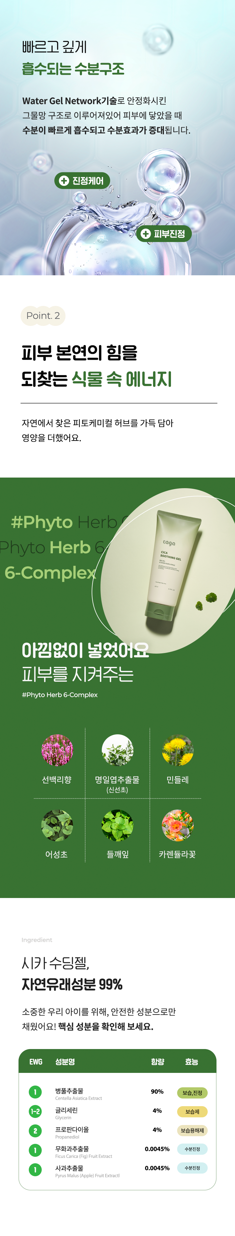 타가 비건 데일리 수분케어 시카수딩젤 200ml Eternal Journey