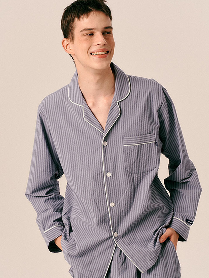 클라시컬 씬 스트라이프 파자마 [남성] 2C | ETERNAL JOURNEY