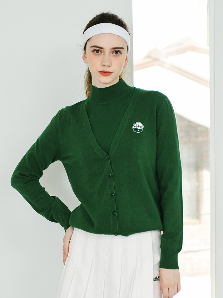 PLAY GOLF CARDIGAN SET 플레이골프 베이직 가디건 세트_GREEN | ETERNAL JOURNEY