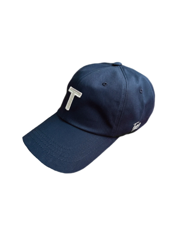 TBD T-logo ball cap NAVY | ETERNAL JOURNEY