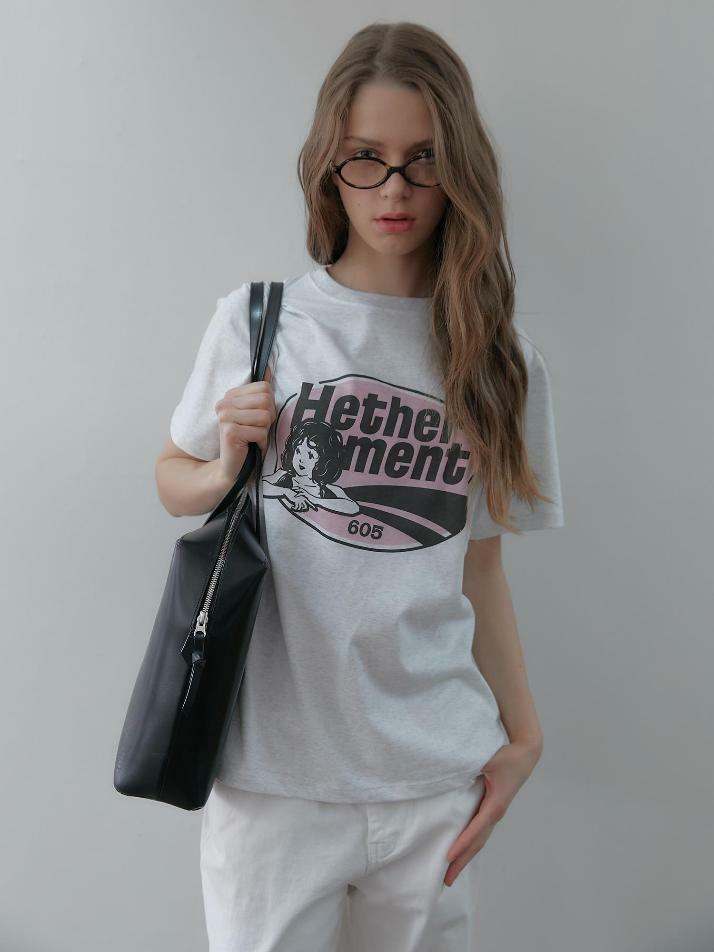 hether t-shirts (melange-pink) | ETERNAL JOURNEY