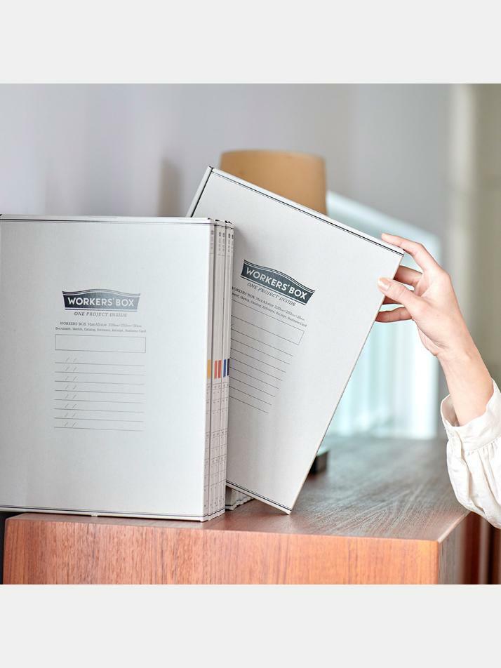[워커스박스] 파일케이스 서류정리 문서보관 A4 세트 | ETERNAL JOURNEY