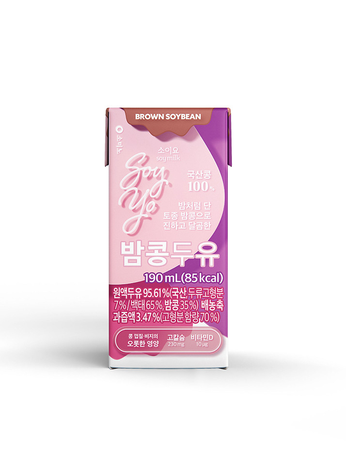 소이요 밤콩두유 | 토종 밤콩으로 첨가물 없이 맛있는 프리미엄 두유 (190ml x 16팩) | ETERNAL JOURNEY