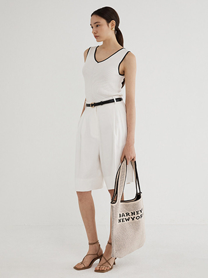 24SS 재런 큐롯 팬츠 아이보리 | ETERNAL JOURNEY