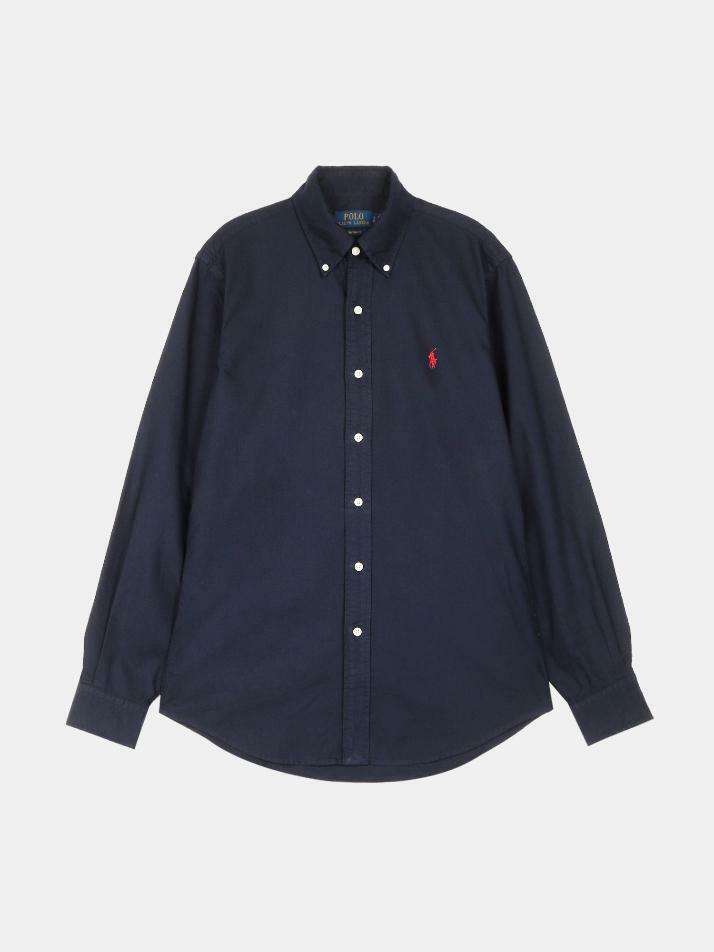폴로 남자 옥스포드 가먼트다이 긴팔셔츠 네이비 710772290002 | ETERNAL JOURNEY