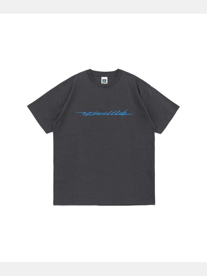 SCRIPT LOGO TEE (CHARCOAL) | ETERNAL JOURNEY