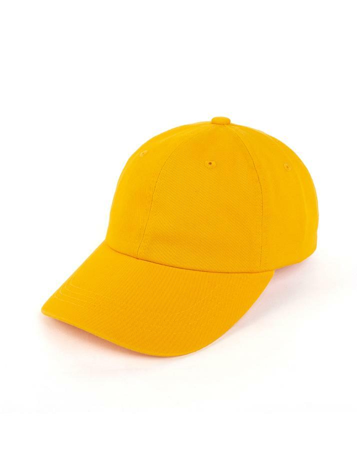 LECUSTOM 14S STONE WASHED BALL CAP (MUSTARD) | ETERNAL JOURNEY