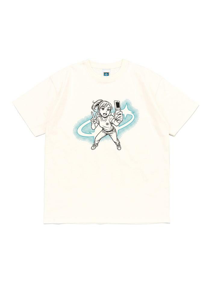 SELFIE GIRL TEE (IVORY) | ETERNAL JOURNEY