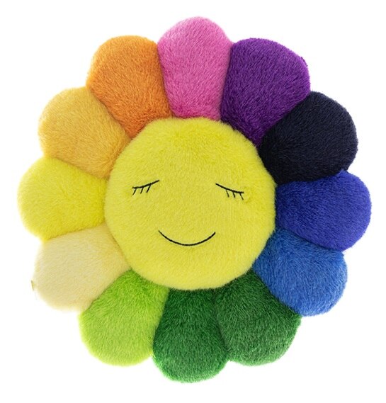 무라카미다카시 Flower Cushion Rainbow 플라워 쿠션 레인보우 (30cm) | ETERNAL JOURNEY