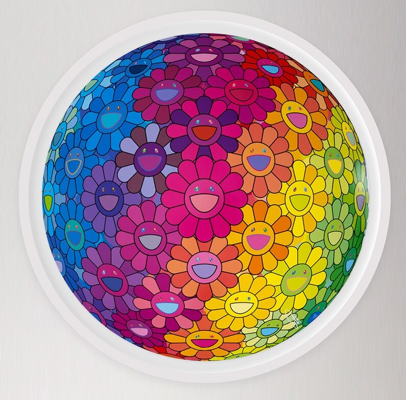 다카시 무라카미 Inside the Rainbow's Heart 아트 판화 작품 아트컬렉팅 | ETERNAL JOURNEY