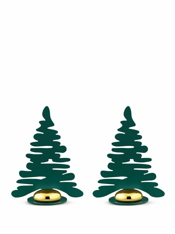Alessi 알레시 바크트리 크리스마스 오너먼트 8cm 2P 세트 그린 | ETERNAL JOURNEY