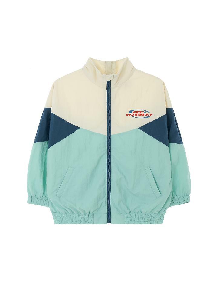 COLOR BLOCK DOUBLE-SIDE WINDBREAKER(MINT/NAVY) | ETERNAL JOURNEY