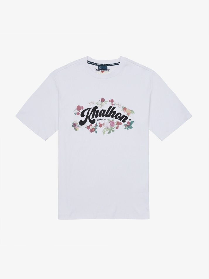 Flower DTP T-shirts (white) | ETERNAL JOURNEY