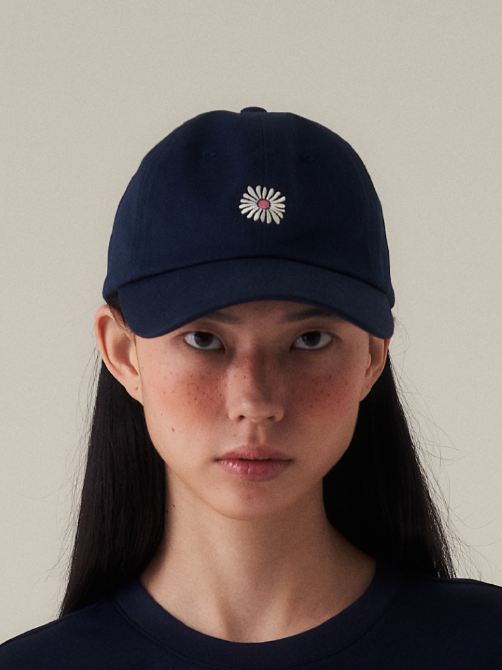 Flower cap (navy) | ETERNAL JOURNEY