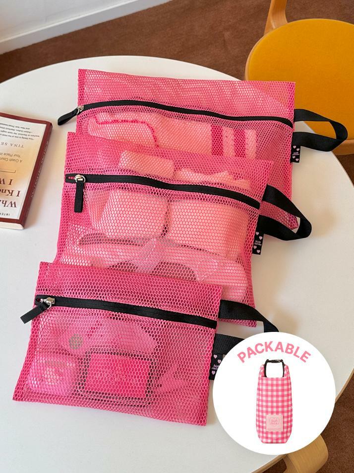 [4SET] Travel Mesh Packable Pouch_HC2436PC005M | ETERNAL JOURNEY