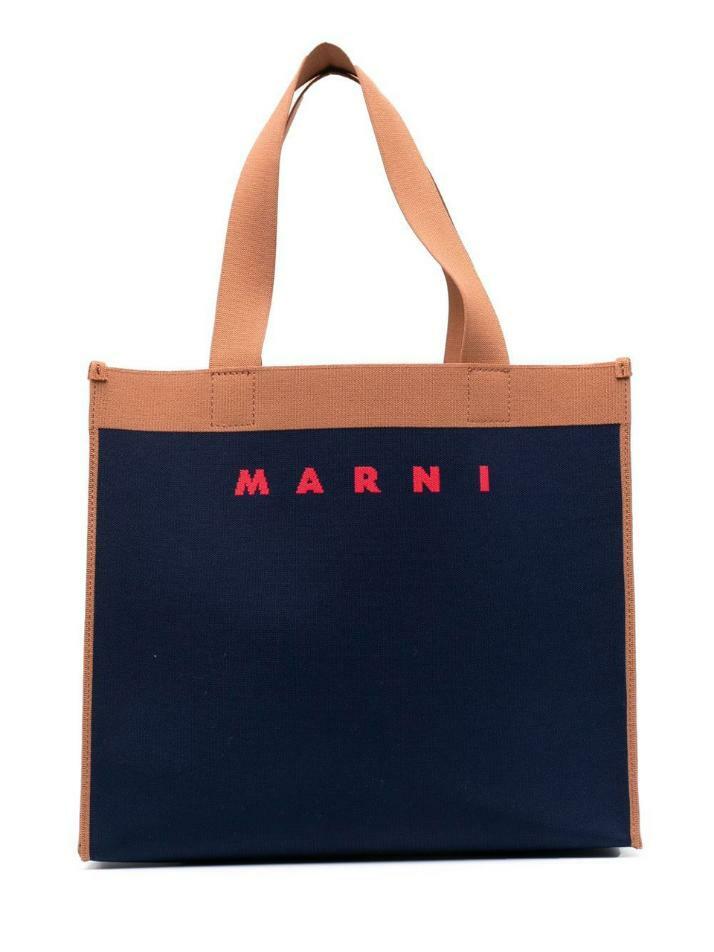 [마르니] 22FW 로고 자카드 미디움 토트백 SHMP0076A2 P4602 ZO195 | ETERNAL JOURNEY