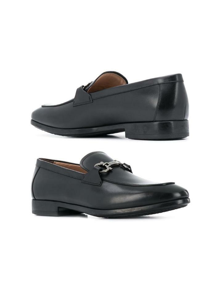 [페라가모] 23FW 리 REE 은장 더블 간치니 로퍼 블랙 0735236 | ETERNAL JOURNEY